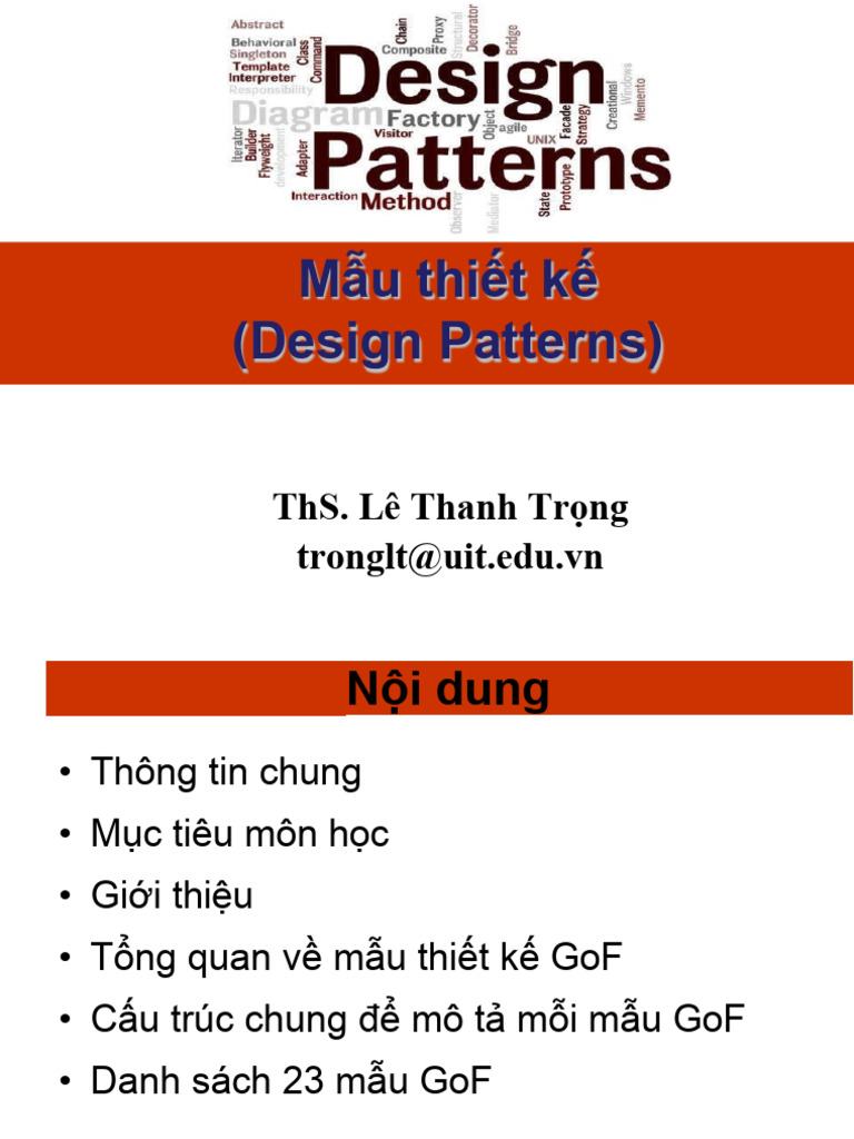 Gioi Thieu Design Patterns | PDF
