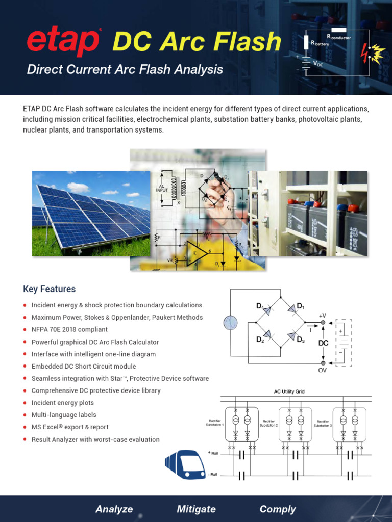 Dc-Arc-Flash Etap | PDF | Direct Current | Electricity