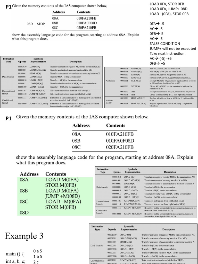 Absolute Value and Conditional Logic in Assembly | PDF | Computer ...