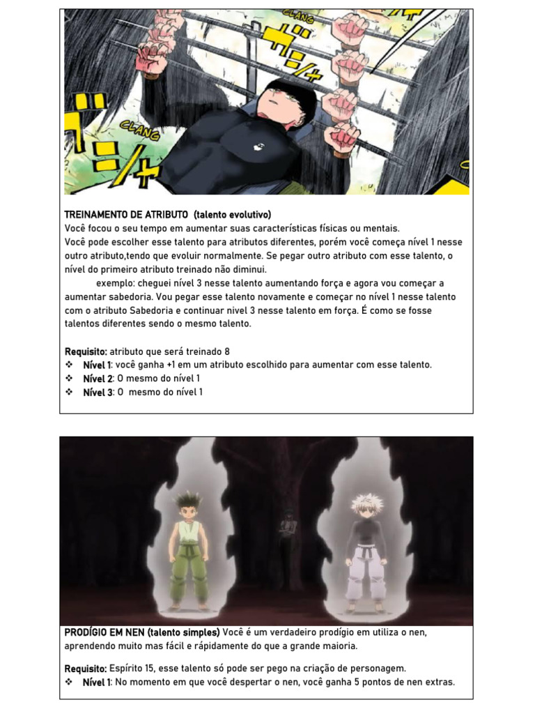 Novos Talentos para HXH Legacy | PDF | Sabedoria