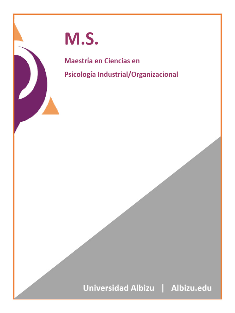 Opusculo MS IO | PDF | Sicología | Psicología industrial y organizacional