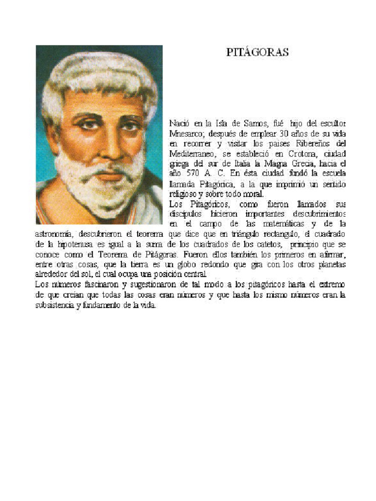 PITÁGORAS | PDF