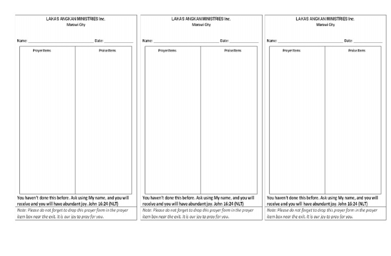 Final Prayer Cards Pdf