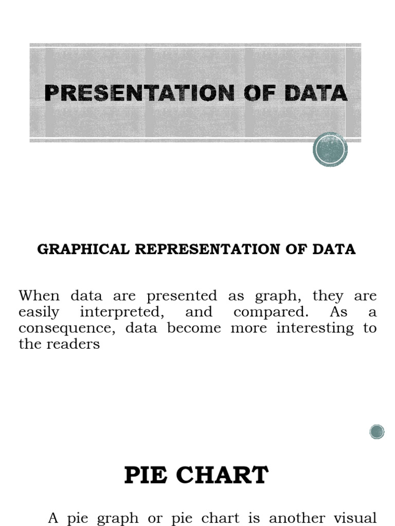 2.-PRESENTATION-OF-DATA | PDF | Histogram | Pie Chart