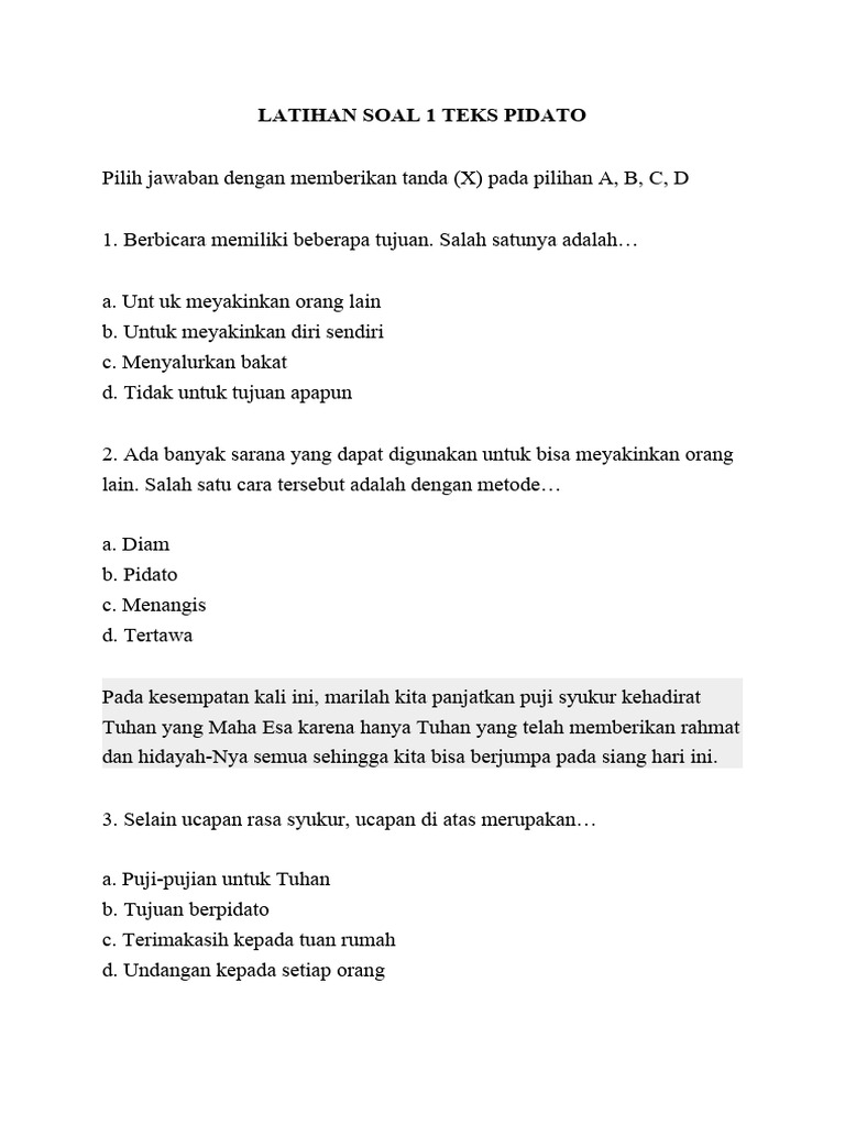 Tujuan dan Metode Berpidato | PDF | Karier & Perkembangan | Seni ...