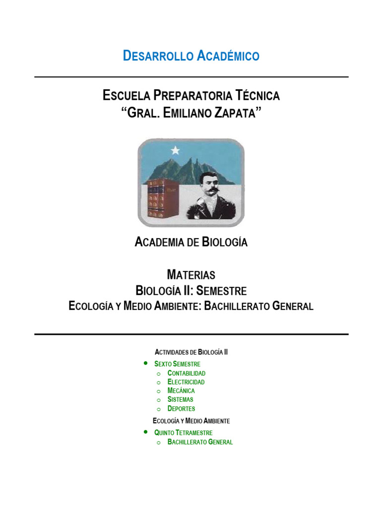 Actividad 6 y Rúbrica Ecol Sem | PDF