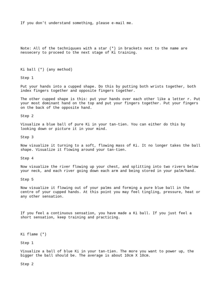 1.kii Starter Techniques | PDF | Hand