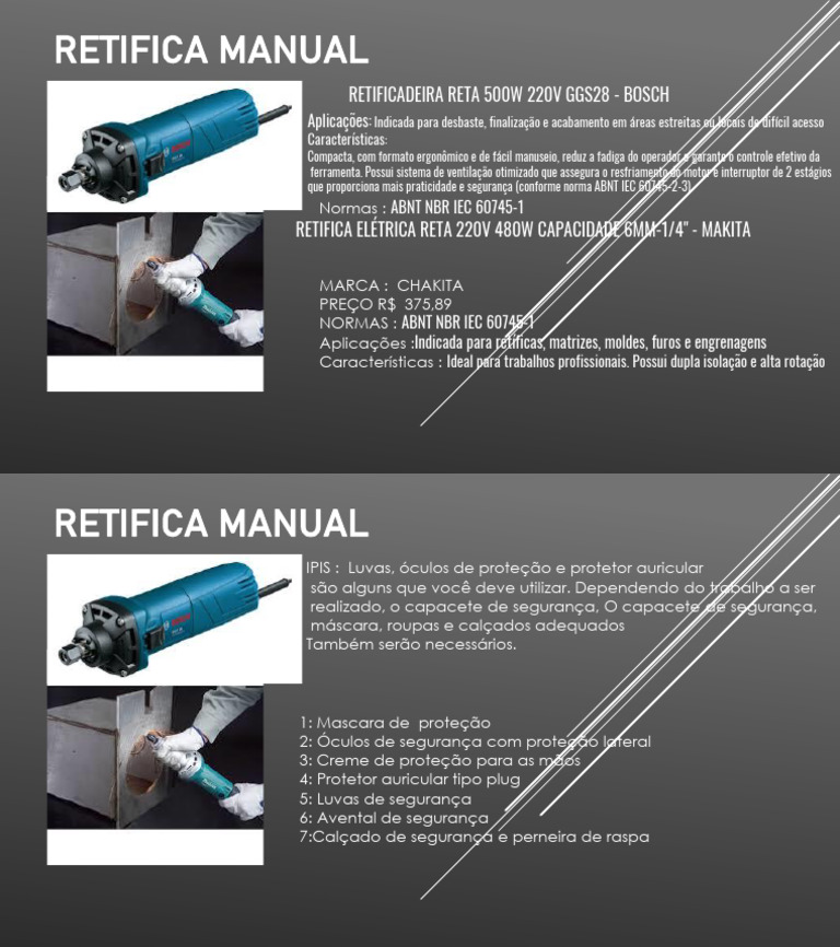 Retifica Manual | PDF | Tecnologia e Engenharia
