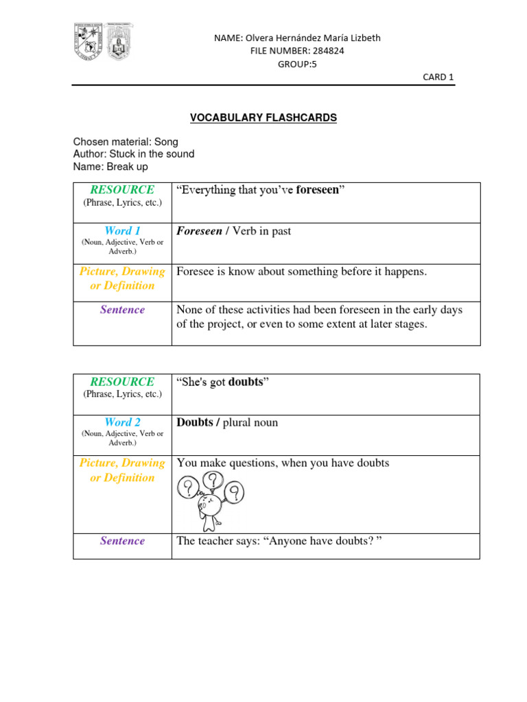 Flashcard 1 | PDF | Adverb | Adjective