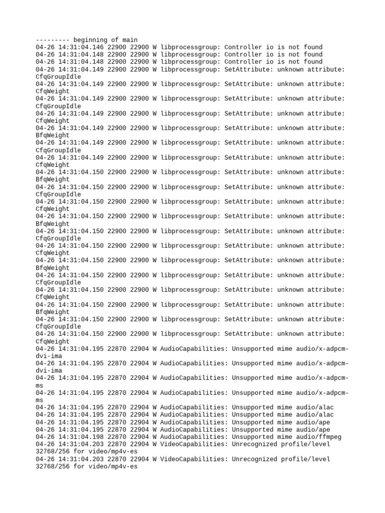 Android Debug Log Analysis | PDF | Computer Engineering | Software