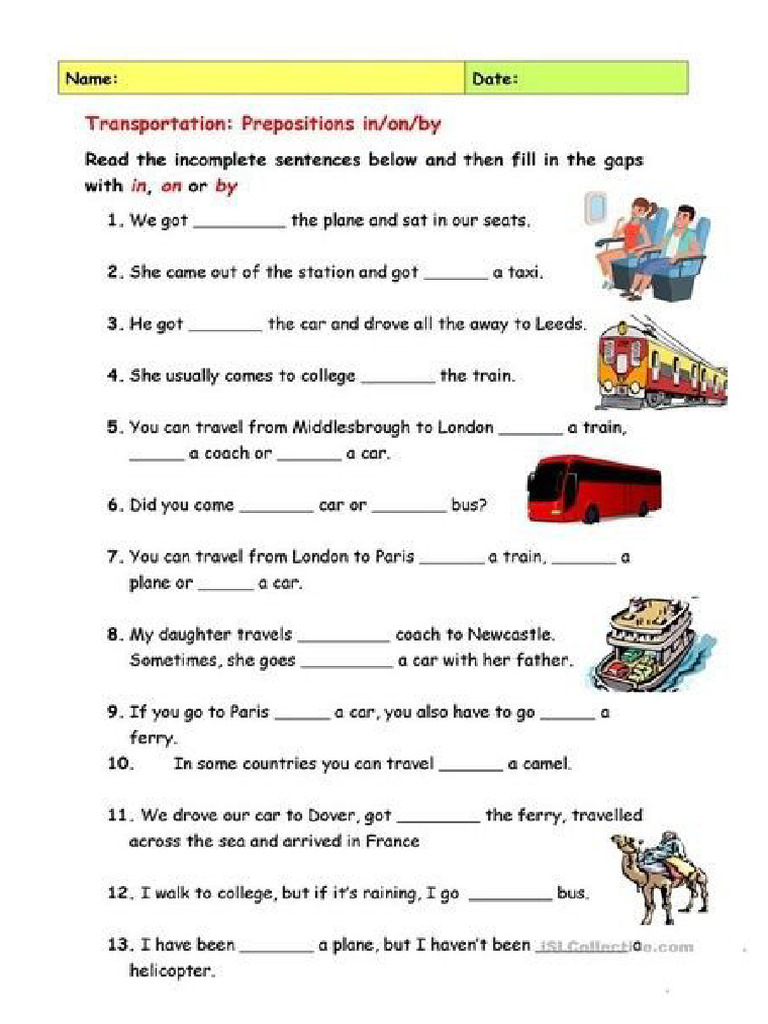 Transportation Practice | PDF