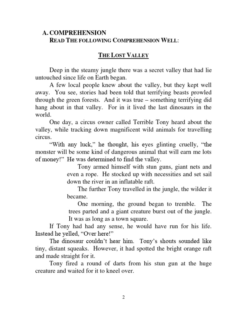 English Written Paper H Yearly 2013 | PDF