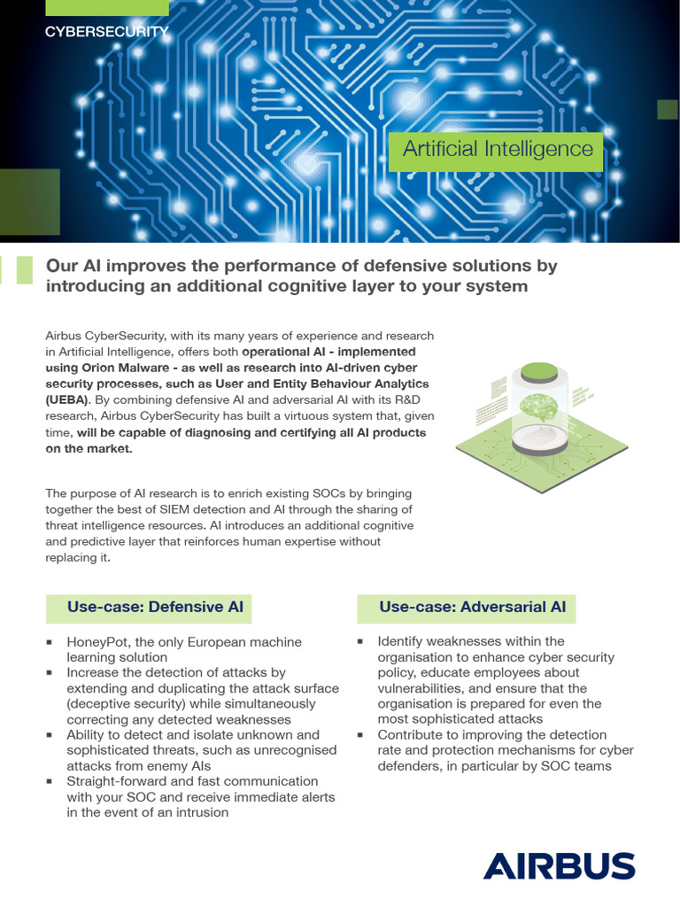 Airbus-CyberSecurity Artificial Intelligence EN | PDF | Artificial Intelligence | Intelligence ...