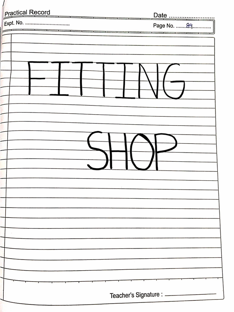 Fitting Shop PDF | PDF