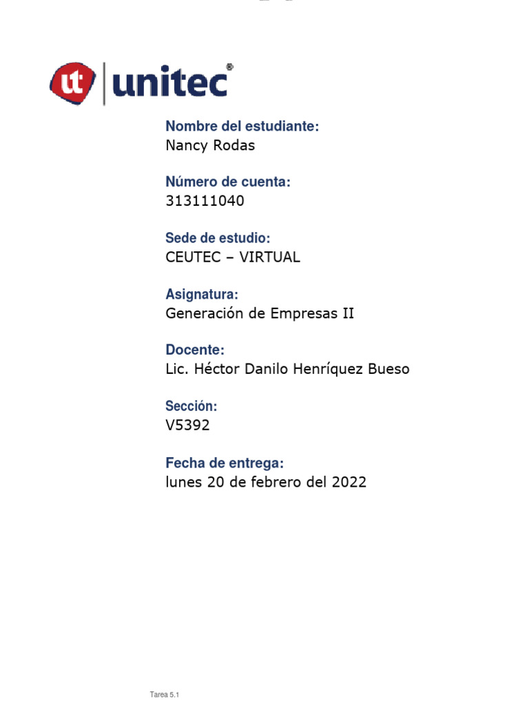 Annotated Tarea 5 Nancy - Rodas | PDF