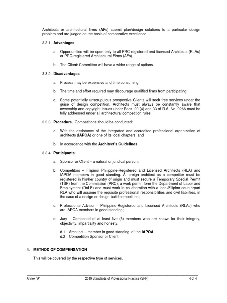 SPP Annex-4 | Download Free PDF | Architect | Justice