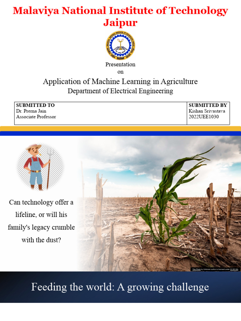 Machine Learning in Agriculture Applications | PDF | Machine Learning ...