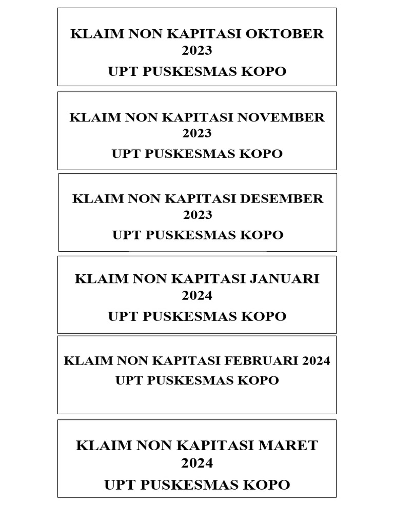 Label Bantek | PDF