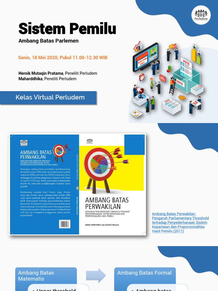 KVP SLIDE 3.04 Sistem Pemilu Ambang Batas Parlemen | PDF