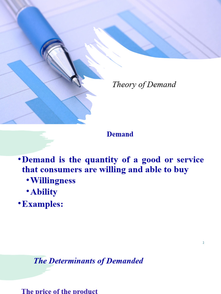 Demand Theory | PDF | Demand | Demand Curve