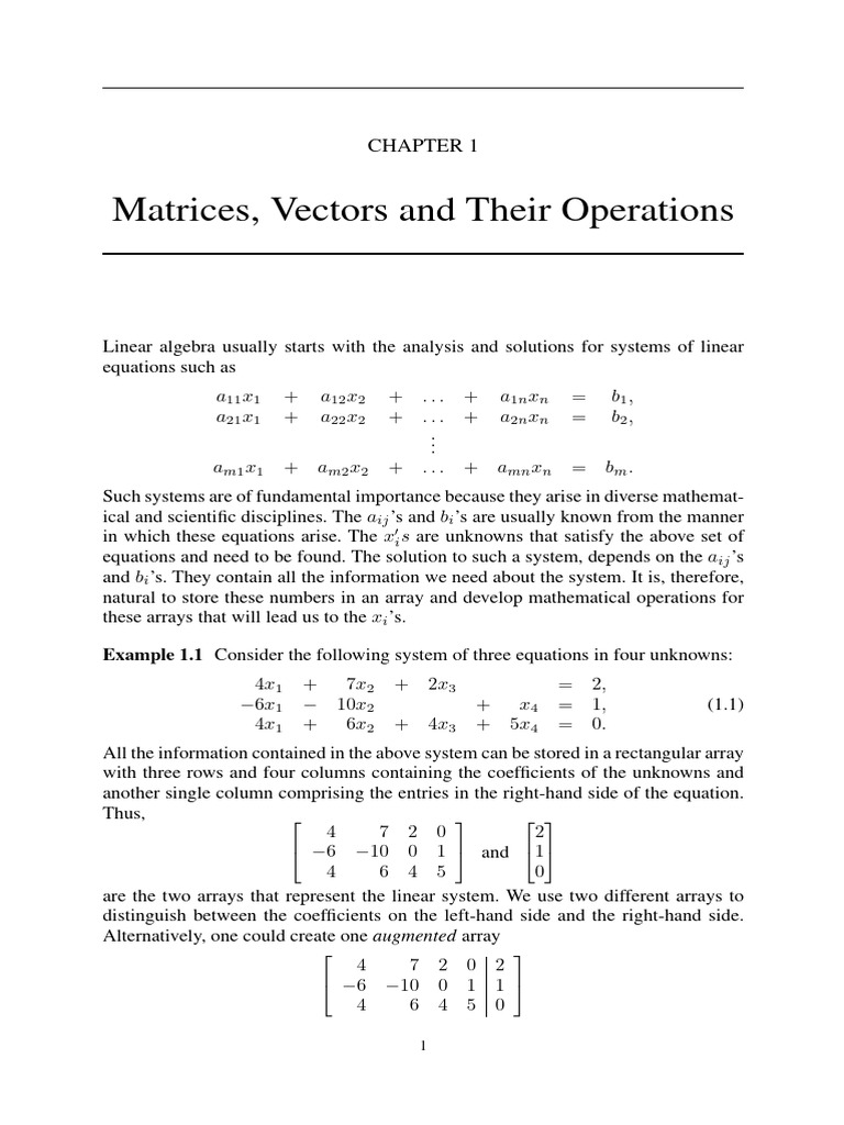 Bab 1 - Linear Algebra and Matrix Analysis For Statistics (2014, CRC ...