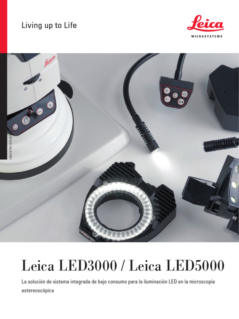 Leica LED3000-5000 Brochure ES | PDF | Diodo emisor de luz | Óptica