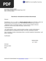 Zahtev Za Nekoriscenje Pecata | PDF
