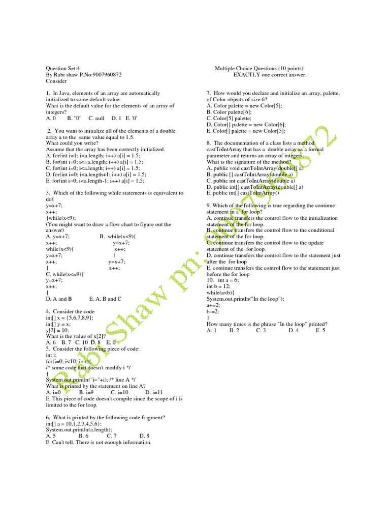 Question Set4 C Pdf Integer Computer Science Computer Programming