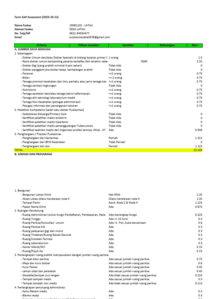 Form Rekredential Bpjs | PDF