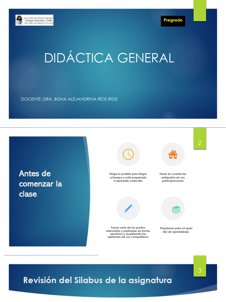 Presentación 1. PPT Sesión 1 | PDF | Pedagogía | Enseñando