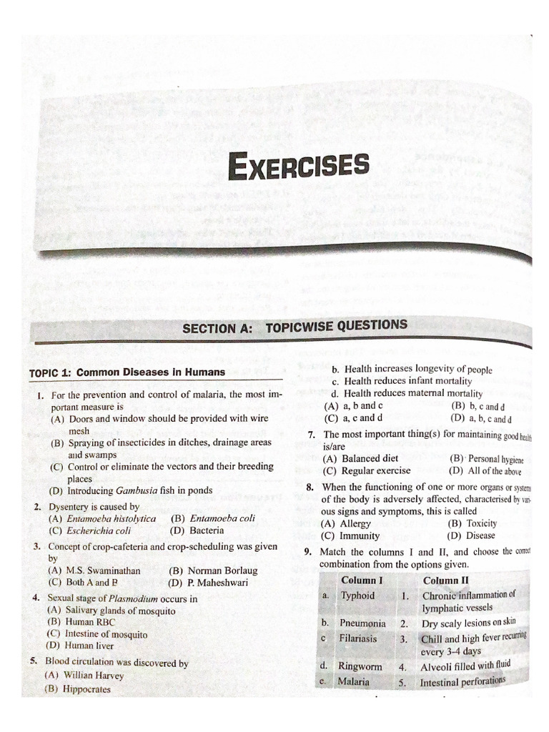 Human Heath and Disease | PDF