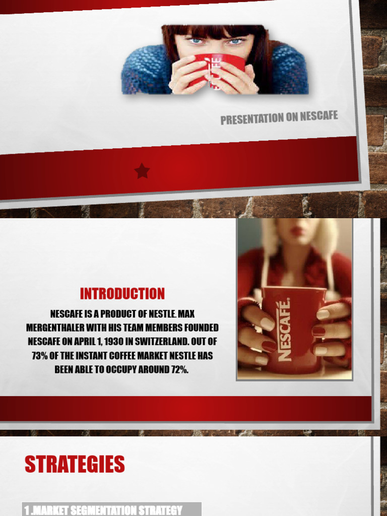 Nescafé Marketing Strategies Overview | PDF | Marketing | Market ...