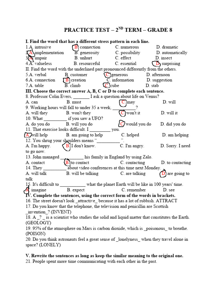 Practice Test | Download Free PDF | Tropical Cyclones | Internet