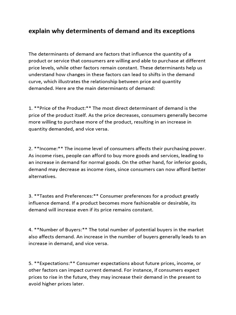 Long Answer Type Questions | Download Free PDF | Demand | Elasticity ...