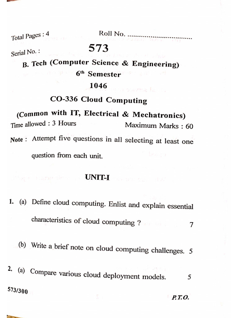Cloud Computing Pdf