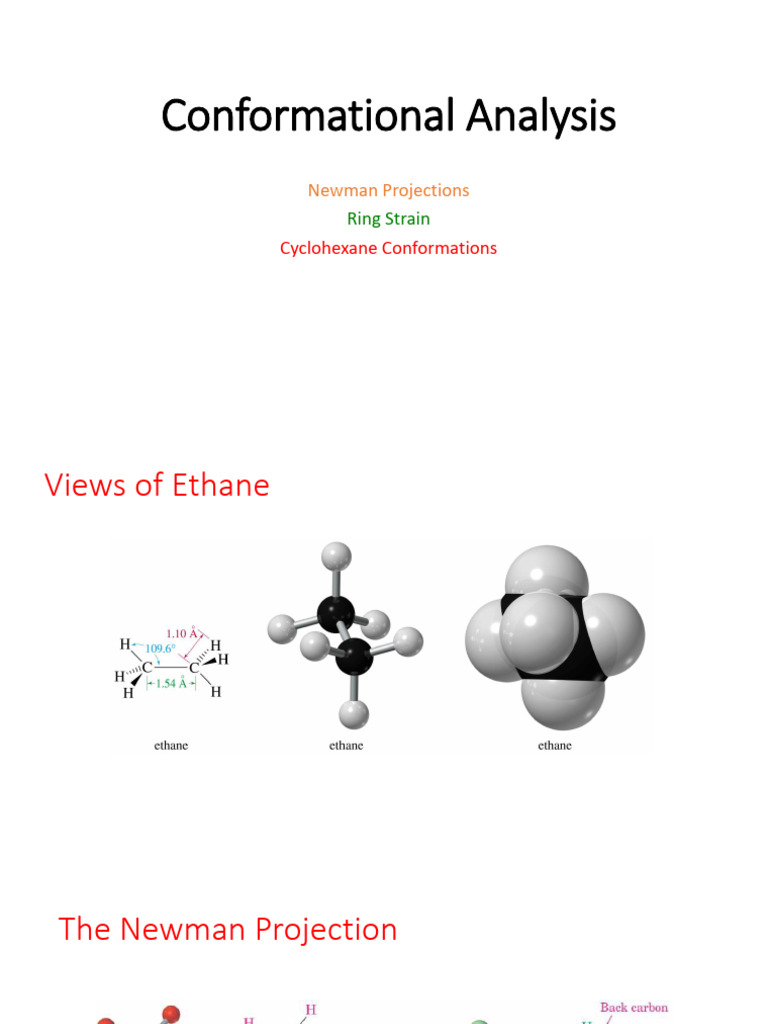 Conformational Analysis For Students | PDF | Conformational Isomerism ...