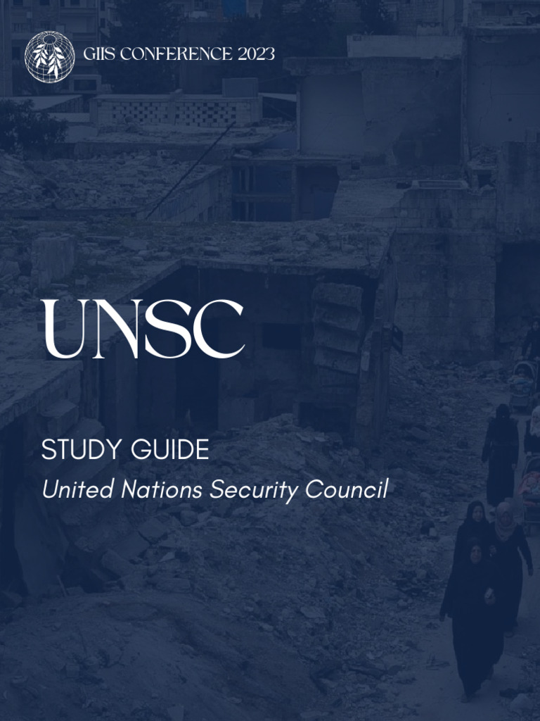 UNSC Study Guide | PDF | Syrian Civil War | Bashar Al Assad