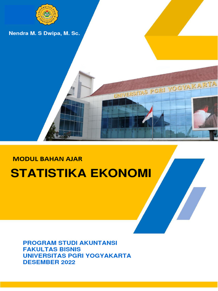 2023 Modul Statistika Ekonomi Nendra | PDF | Sains & Matematika