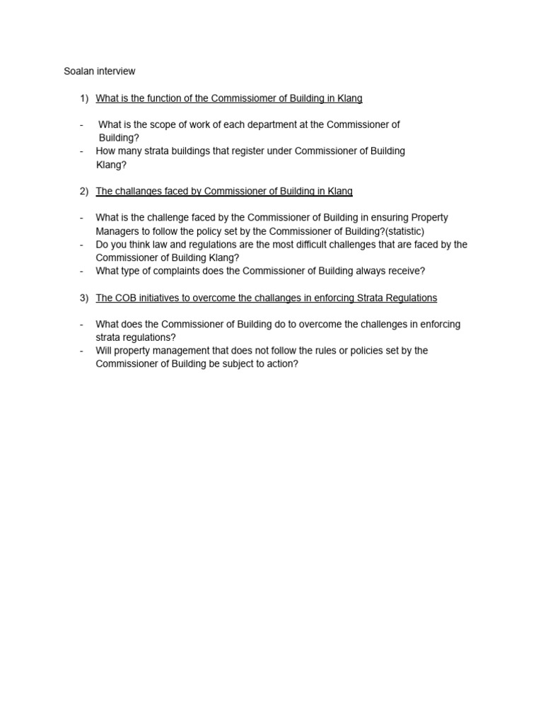 Soalan Interview FYP | PDF | Business