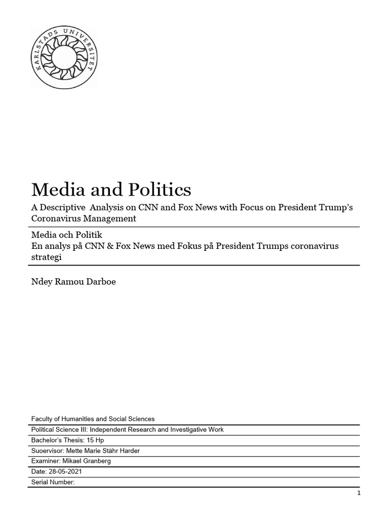 FULLTEXT01 | PDF | Methodology | Fox News