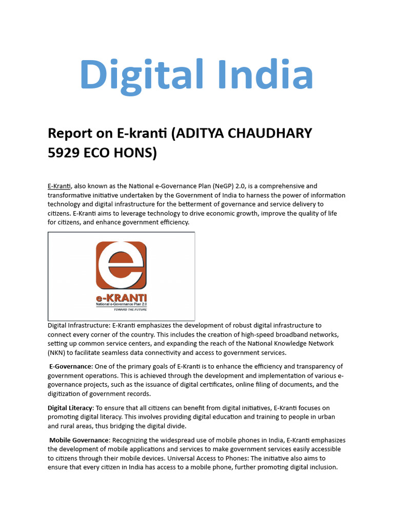 E Kranti | PDF | Educational Technology | Geographic Information System