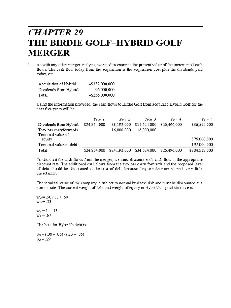 Case Solution | PDF | Net Present Value | Discounted Cash Flow