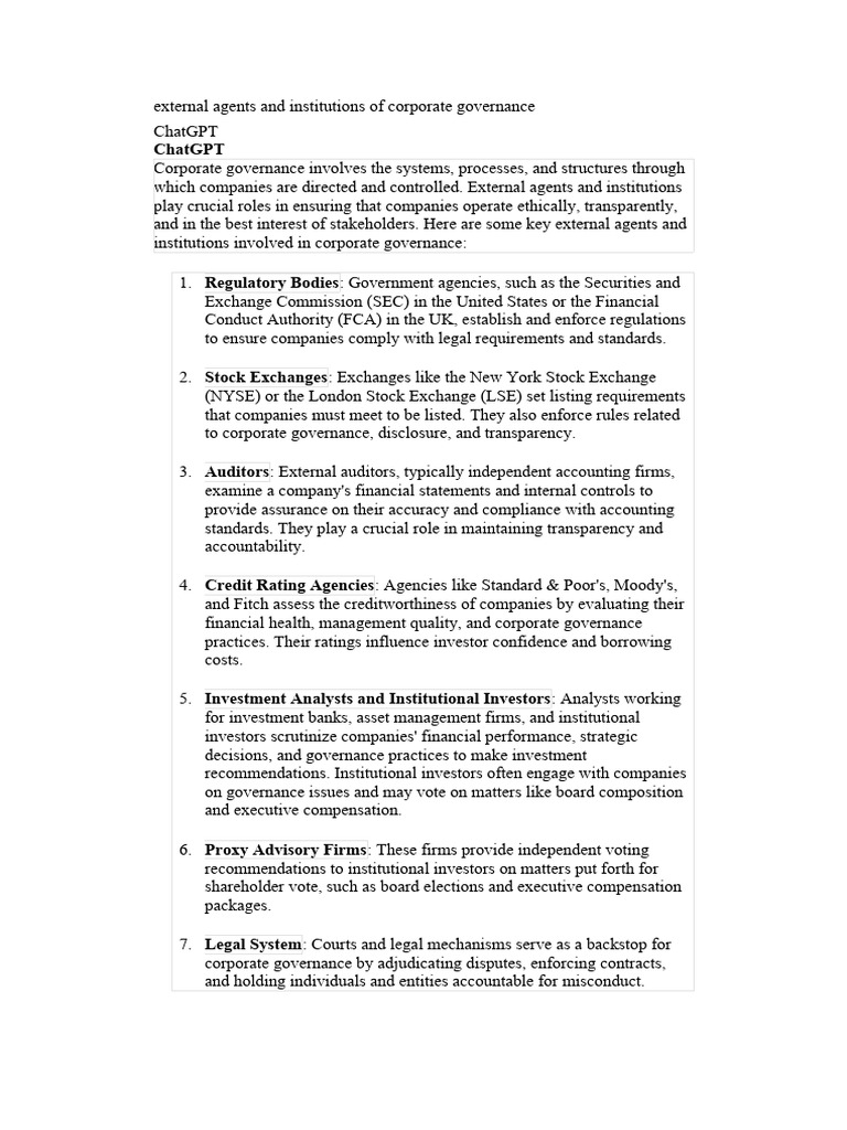 b | PDF | Corporate Social Responsibility | Corporate Governance