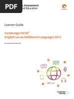 Cefr Levels For Cambridge Igcse English Language As A Second Language ...
