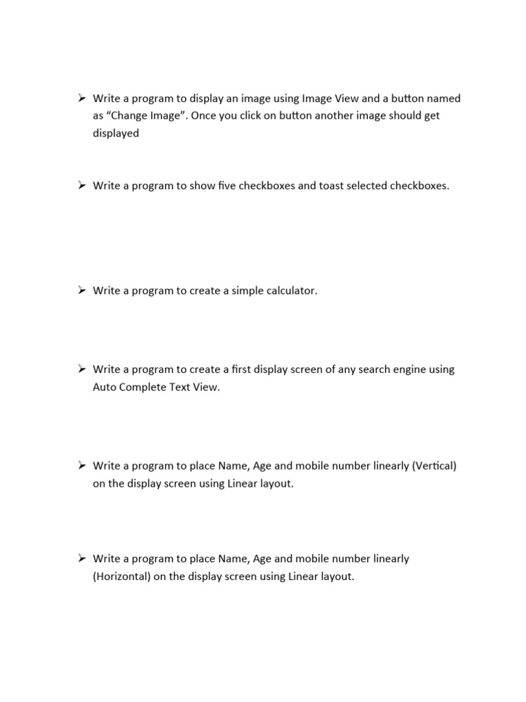 MAD Program Lists | PDF | User (Computing) | Computing