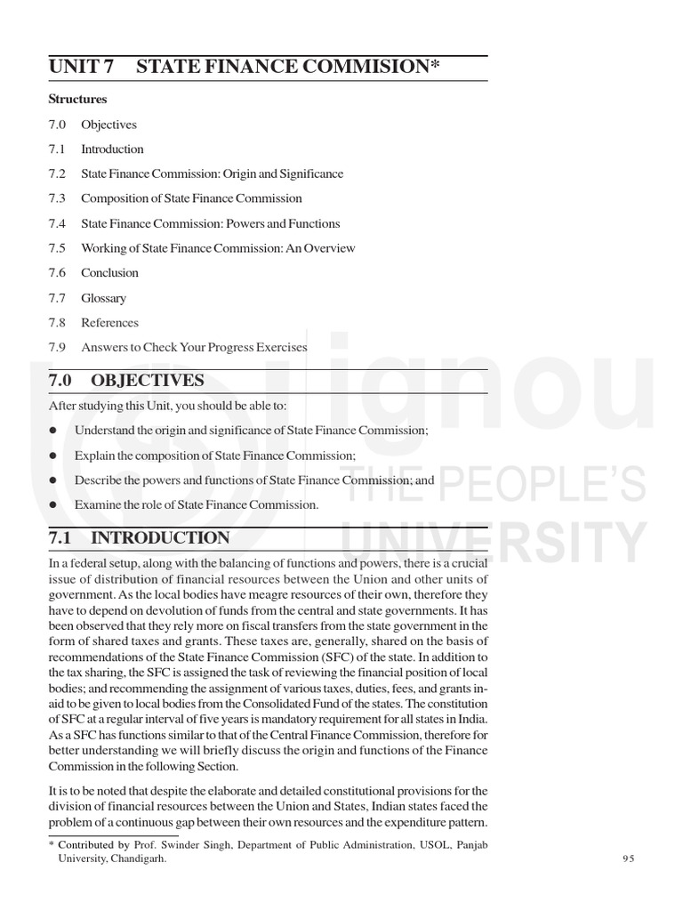 State Finance Commission | PDF | Taxes | Local Government