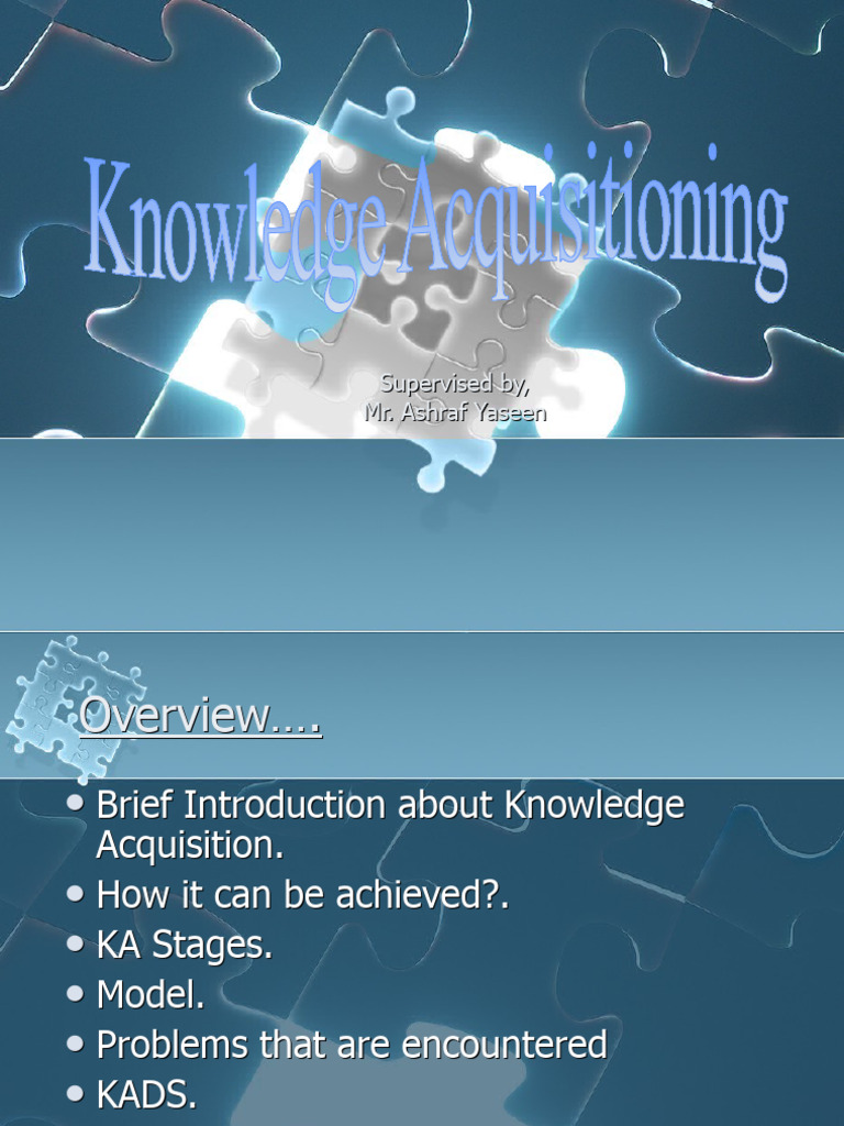 Knowledge Acquisitioning | PDF | Knowledge | Expert