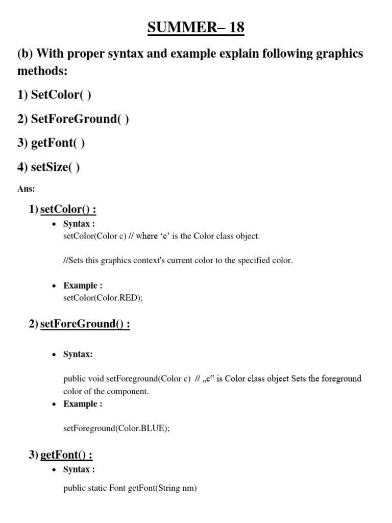 5th Cs | PDF | Java (Programming Language) | Html