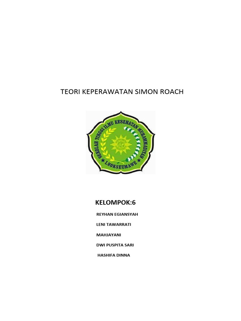 Teori Keperawatan Simon Roach | PDF | Karier & Perkembangan