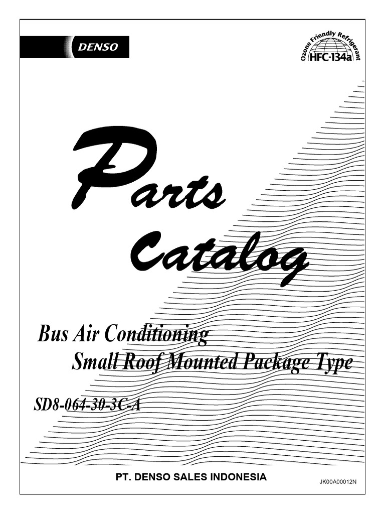 Denso Bus AC Parts Catalog SD8-064-30-3 | PDF | Piston | Air Conditioning